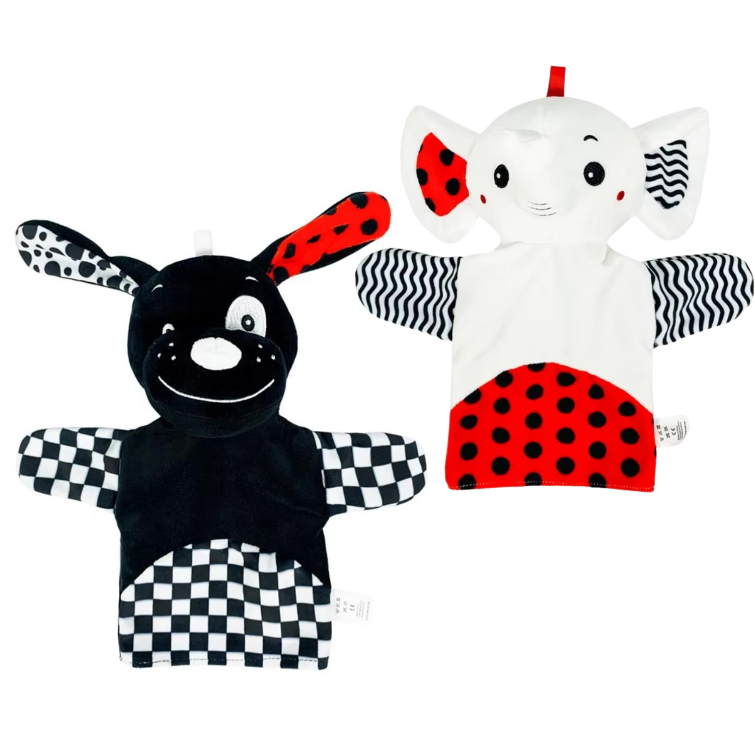 High Contrast Hand Puppet – Baby Geometrics